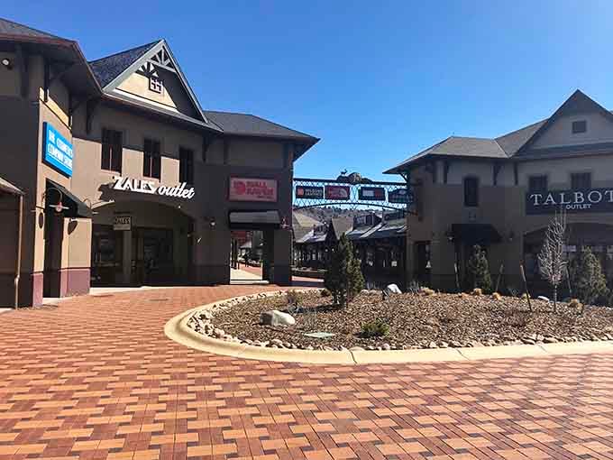Where mountain charm meets retail therapy, and your wallet goes to have a serious conversation with itself.