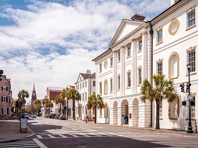 Main Street's elegant architecture proves Charleston doesn't just preserve history, it lives in it every single day.