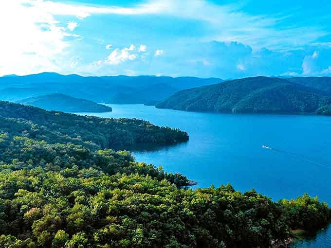 When your local lake looks this good, tropical vacations suddenly seem like unnecessary expenses and long flights.