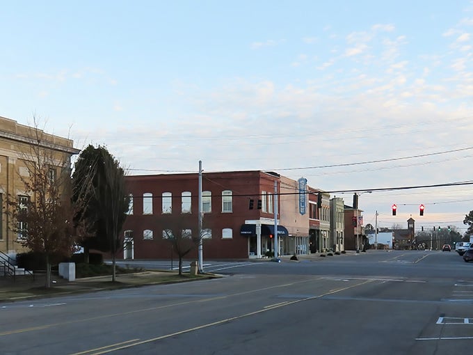 Downtown Cullman at golden hour proves small-town America still knows how to set a scene beautifully.
