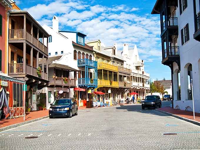 Those cobblestone streets and Caribbean colors make you wonder if you took a wrong turn into a European postcard.