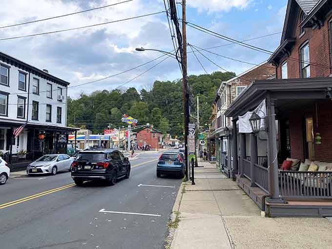 Streets this charming should come with a warning label: may cause spontaneous relocation fantasies and antique addiction.