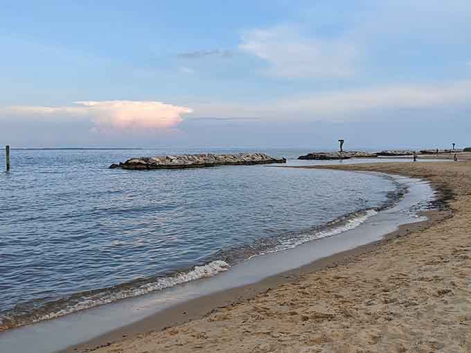 Golden hour at Mayo Beach Park turns an ordinary evening into something worth putting down your phone for.