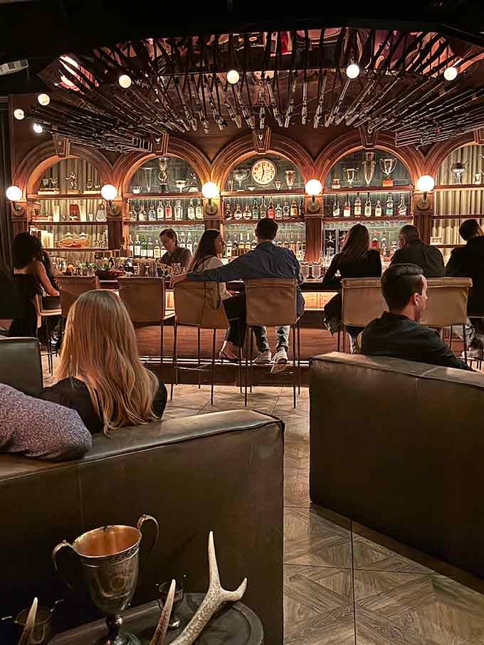 Behind that magnificent bar, mixologists work their magic like conductors leading an orchestra, except the symphony they're creating is something you can actually drink.