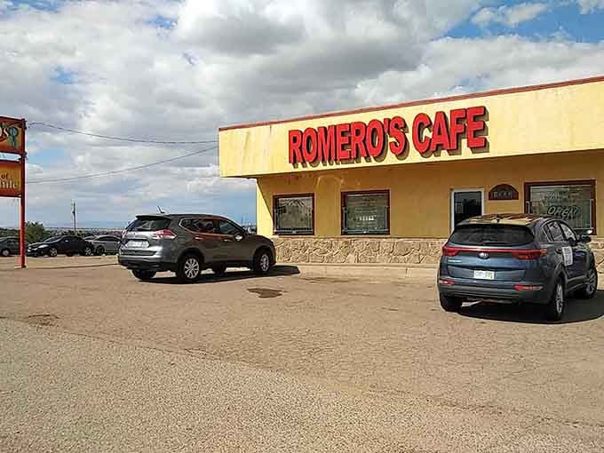 Follow the bold red letters to breakfast burrito paradise, where locals have been gathering for years.