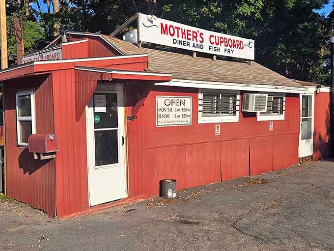 This humble red shack proves that legendary breakfast doesn't need a fancy address, just passionate cooking and enormous pancakes.