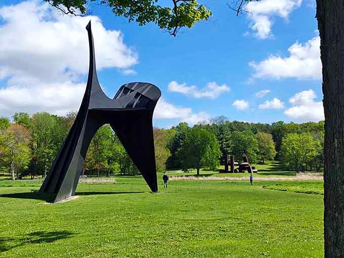 This towering sculpture proves that sometimes the best art makes you feel wonderfully small in the universe.