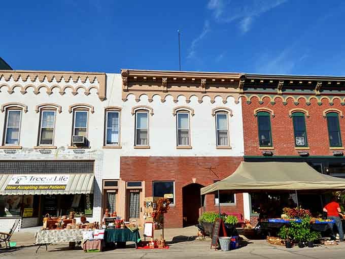 Main Street comes alive with local vendors and flower-filled planters, proving small-town charm never goes out of style.