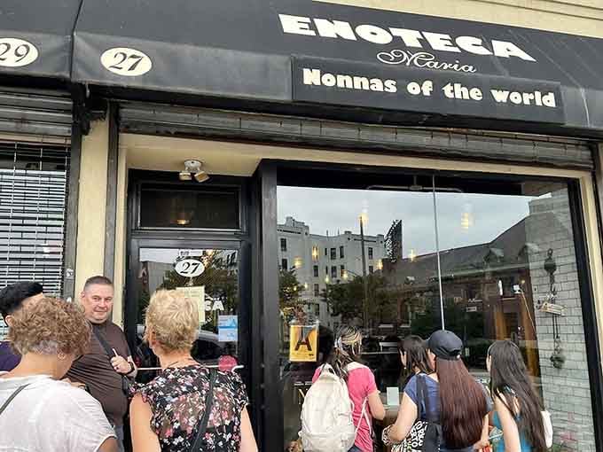 When there's a line out the door, you know the nonnas inside are working their multigenerational magic.