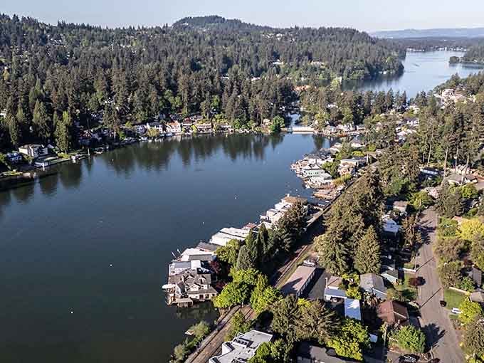 Waterfront living meets forest serenity in this stunning lakeside community that rivals European destinations.
