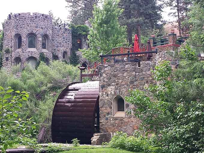 Stone towers rising from the pines like something straight out of a medieval fantasy&mdash;except this one's real and in Colorado.