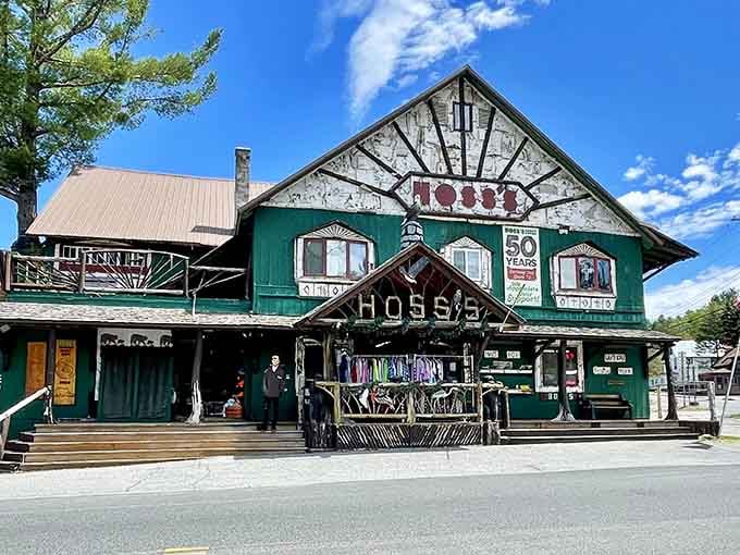 That green facade isn't just charming, it's practically begging you to come inside and lose track of time.