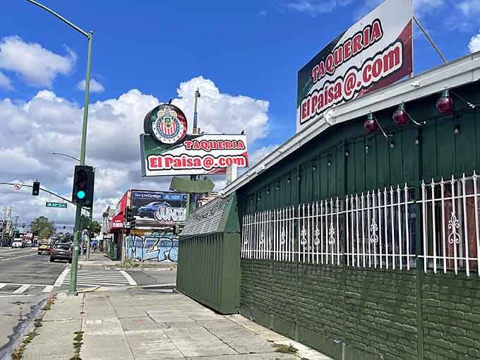 That green exterior and waving Mexican flag aren't just decoration&mdash;they're a promise of authenticity waiting inside.