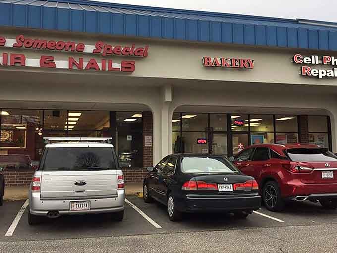 Strip mall exterior, world-class treats inside&mdash;never judge a bakery by its parking lot, friends.