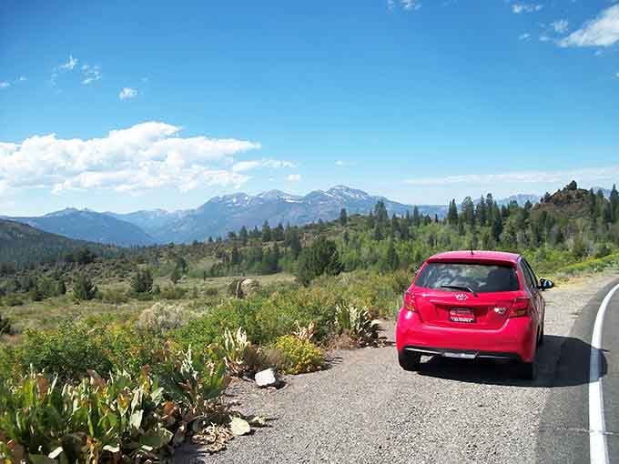 The Sierra Nevada unfolds before you like California's best-kept secret, minus the velvet rope and cover charge.