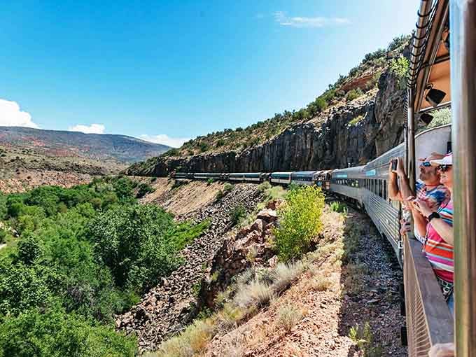 The Verde Canyon Railroad snakes through terrain so stunning, you'll forget to check your phone for hours.