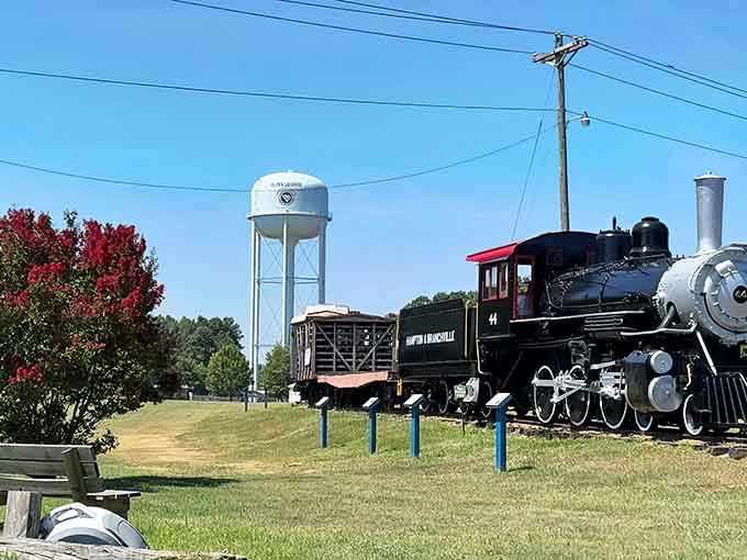 That gleaming steam locomotive isn't just sitting there looking pretty; it's your ticket to yesterday's tomorrow.