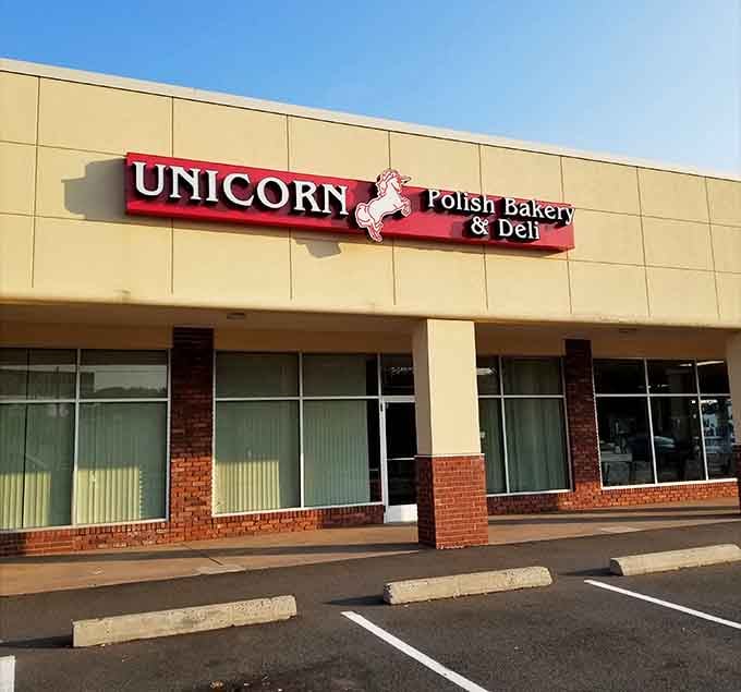 That cheerful unicorn logo promises magic, and the bakery delivers on every delicious level imaginable.