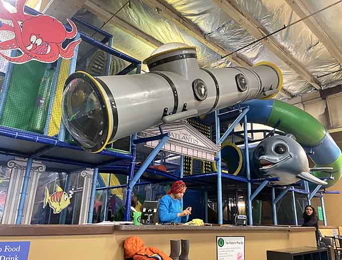 That submarine tunnel isn't just for show; it's the gateway to an underwater adventure your kids will talk about for weeks.