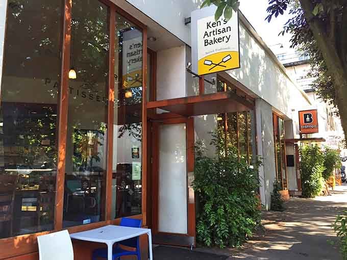 When a bakery looks this inviting from the outside, you know your diet plans are toast.