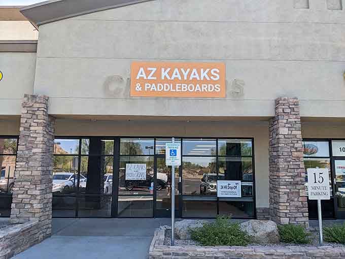 The storefront might look modest, but inside they're basically running a glow-in-the-dark aquatic entertainment empire.