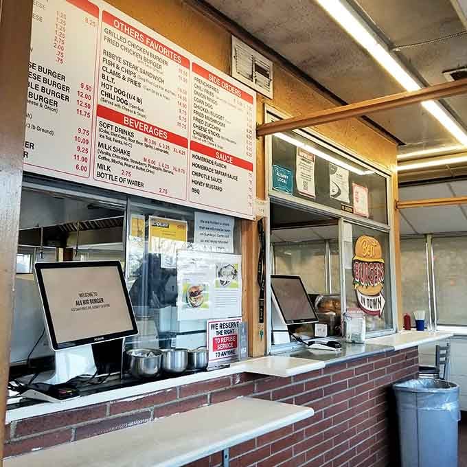 The ordering station is where dreams are spoken aloud and transformed into edible reality moments later.