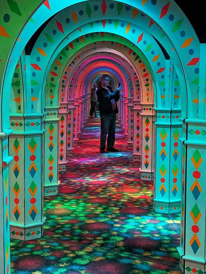 Corridors that seem to go on forever will have you questioning which direction is actually real.