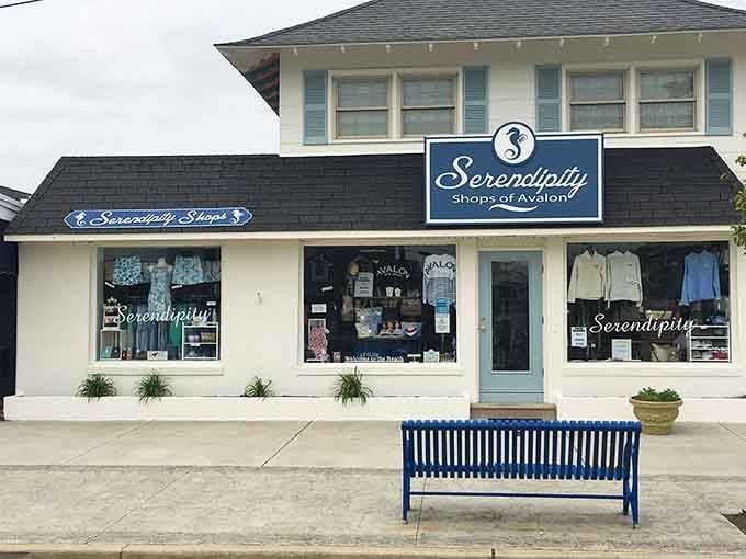 Classic coastal charm in storefront form, where browsing feels like treasure hunting without the pirate map.