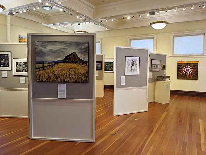 Crossroads Carnegie Art Center displays local talent in galleries that celebrate eastern Oregon's creative spirit beautifully.