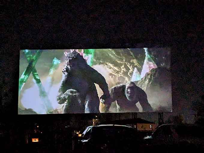 Monster movies hit different when the creatures are literally the size of your house on that towering screen.