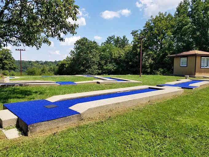 Mini golf with a prehistoric twist, because even paleontologists need to unwind after digging up the past all day.