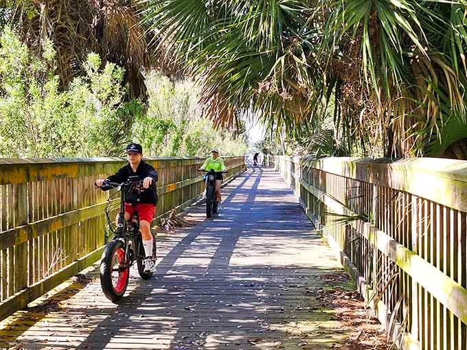 Bike-friendly paths let you explore this coastal paradise on two wheels instead of two feet.