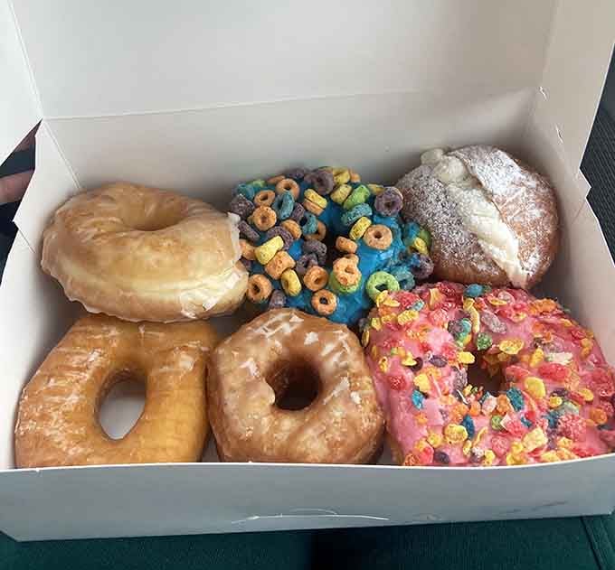 Fruity cereal-topped creations prove that sometimes playing with your food leads to delicious innovation and childhood nostalgia.