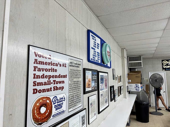 America's number two favorite independent donut shop wears that title proudly on the wall, and honestly, who's counting?