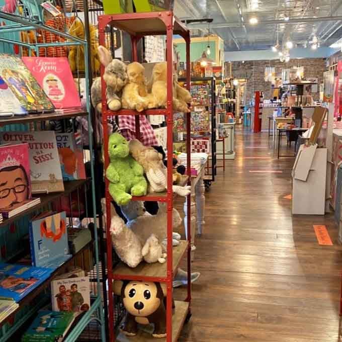 Stuffed animals and children's books create a whimsical wonderland that'll have you shopping for every kid you know.