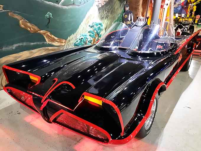 Holy automotive history, Batman! The original Batmobile still looks ready to fight Gotham's villains today.