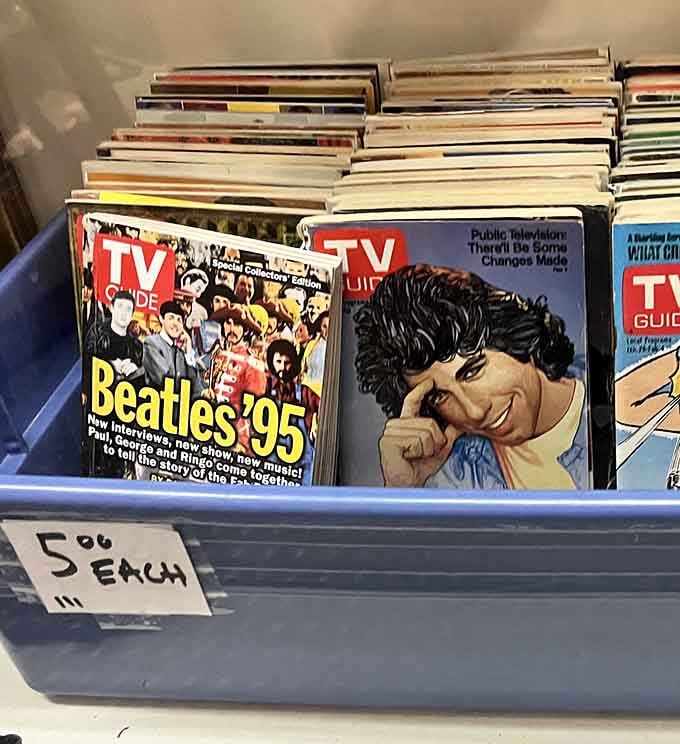 TV Guides from when you actually needed them to know what was on, not just for Beatles nostalgia.