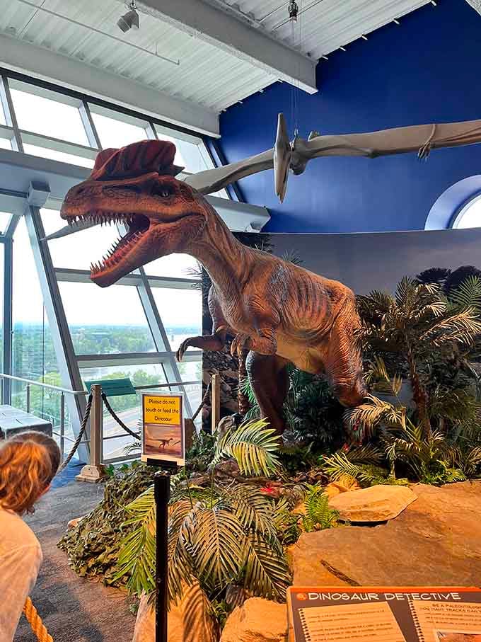 Face to face with prehistoric power, where kids learn that science and imagination go hand in hand.