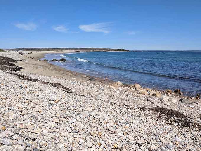 Beaches where the rocks outnumber the people, exactly the way nature intended it.