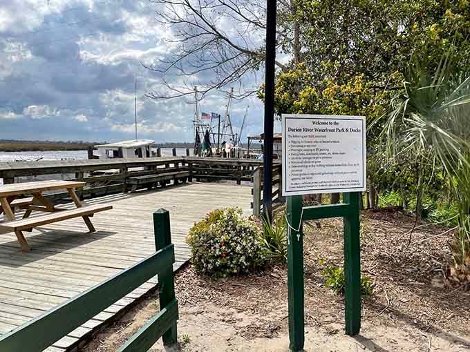 The waterfront park where locals and visitors alike gather to watch boats and contemplate why they don't live here already.