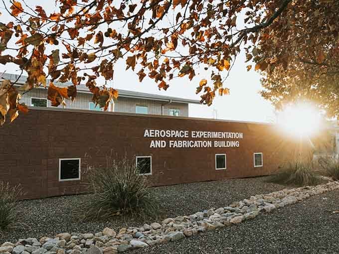 Where aerospace dreams get built, one experiment and fabrication project at a time in this specialized facility.