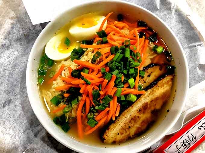 Even the ramen gets the pop culture treatment, because why should sandwiches have all the fun?