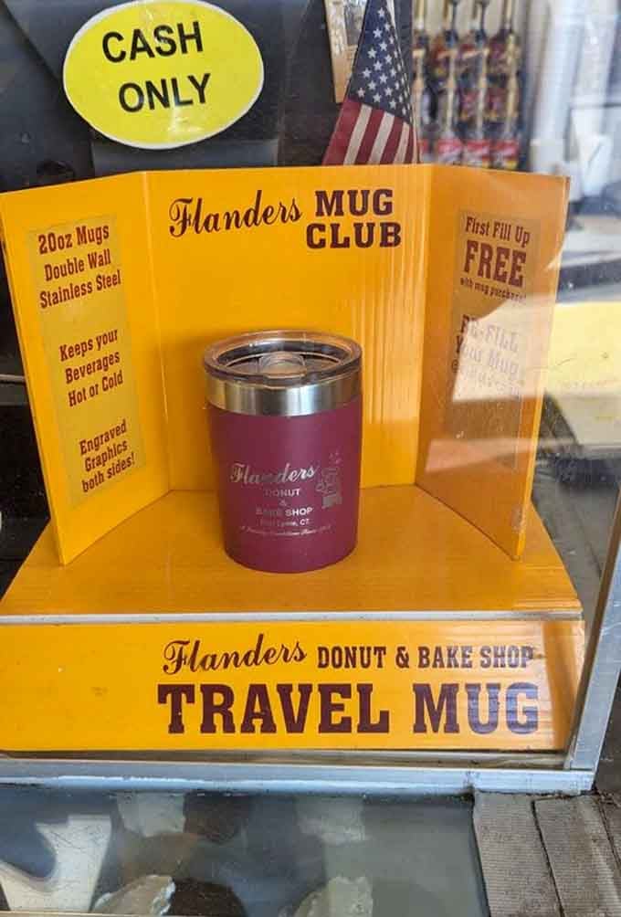 Join the mug club and make your coffee addiction official with this handsome insulated companion.