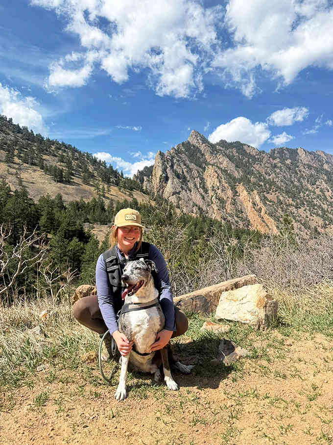 Four-legged hiking companions are welcome here, making this the perfect adventure for the whole family, fur babies included.