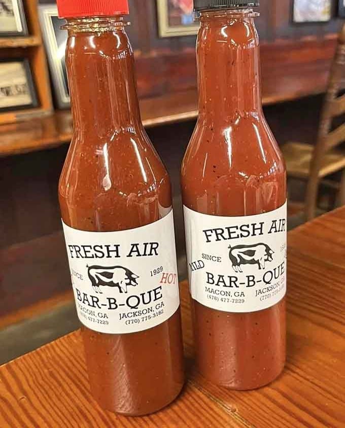 Fresh Air's bottled sauces in mild and hot let you take home a little liquid gold to relive the magic.