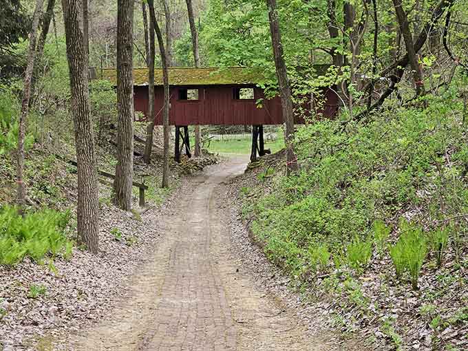 Heritage Canyon's walking paths wind through woods where you can actually hear yourself think for once.