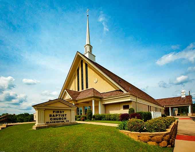 First Baptist Church Gladewater shows that not everything old in town is for sale, some things remain priceless.