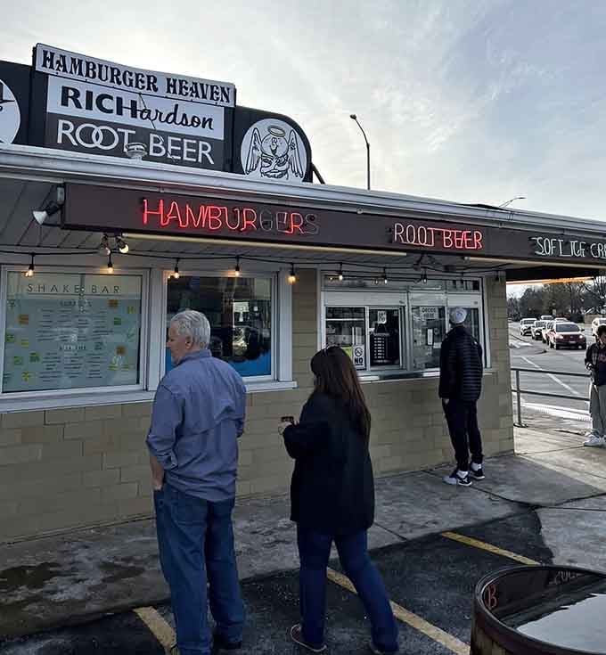 Order at the window, then prepare yourself mentally for what's about to arrive on your tray.