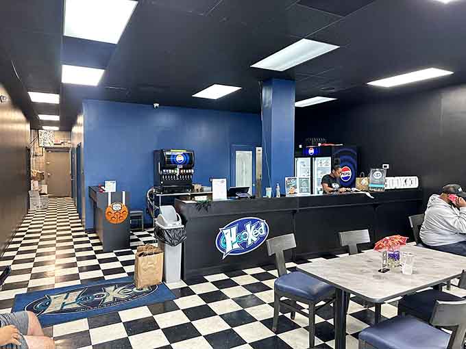 The ordering counter where magic happens, turning hunger into happiness one generous sandwich at a time.