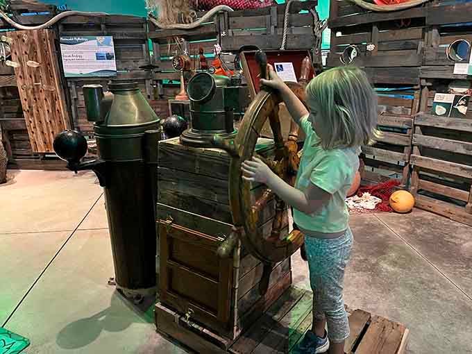 Young visitors can get hands-on with authentic maritime equipment, turning history into an interactive adventure worth remembering.
